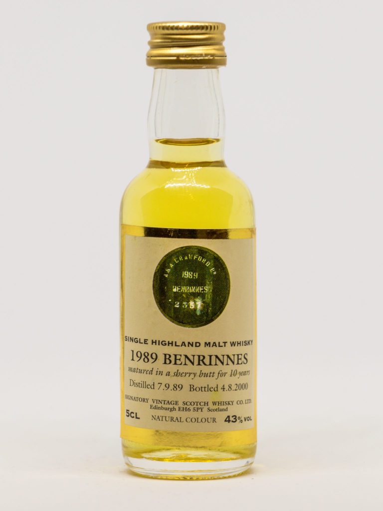 Jahrgangswhisky Benrinnes 1989