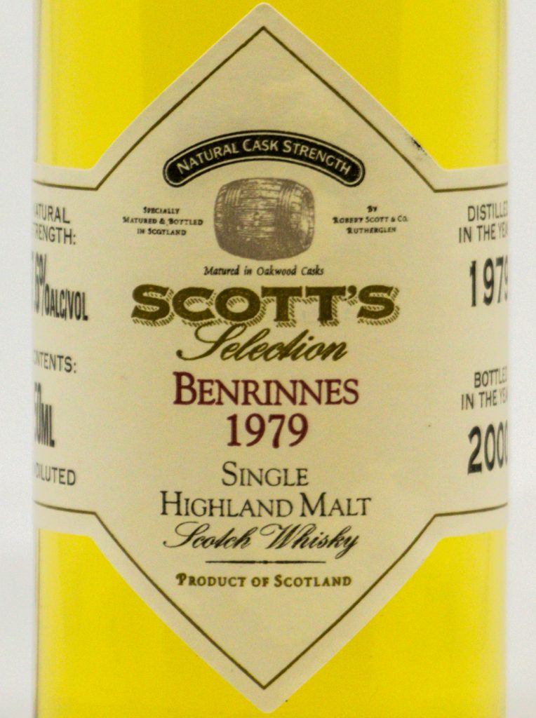 Jahrgangswhisky Benrinnes 1979 (21 Jahre)